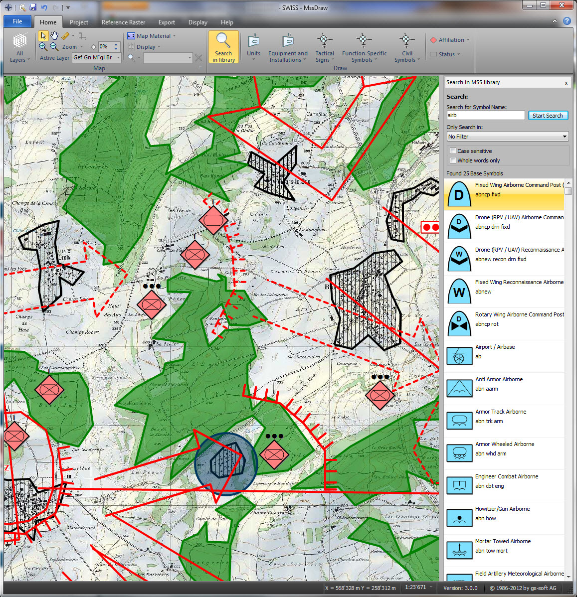 Improvement of Military Symbol Search