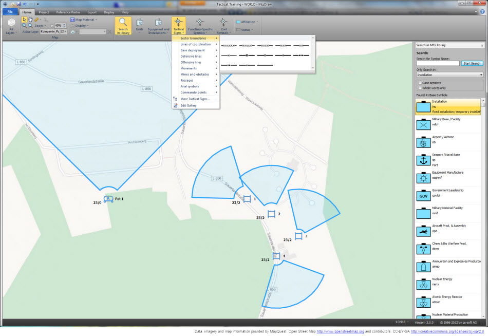 Integration of Map-Service for World Map