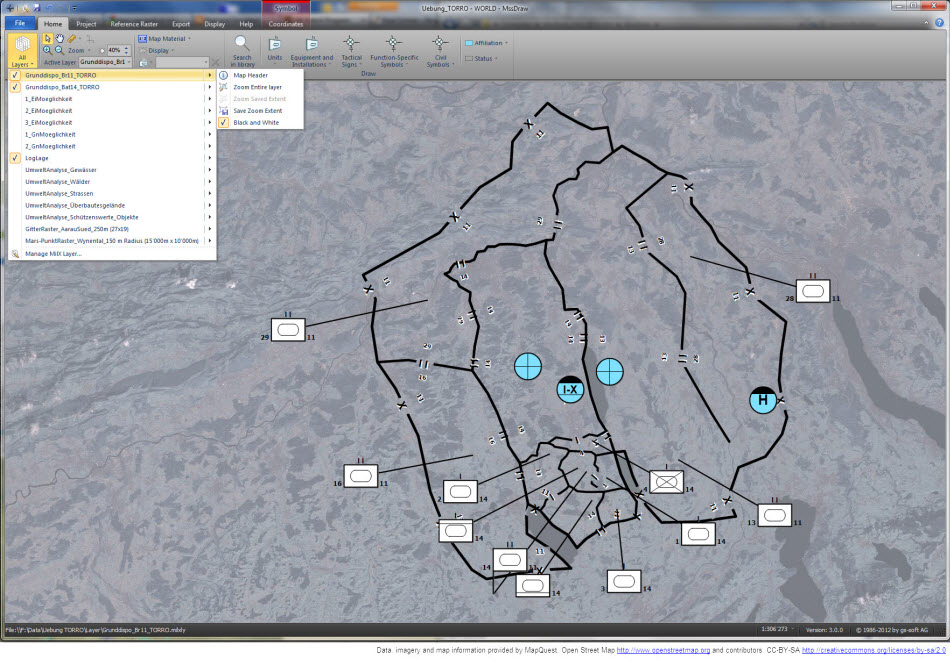 Integration of Map-Service for World Map