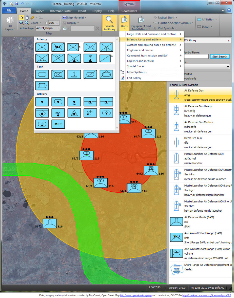 Integration of Map-Service for World Map